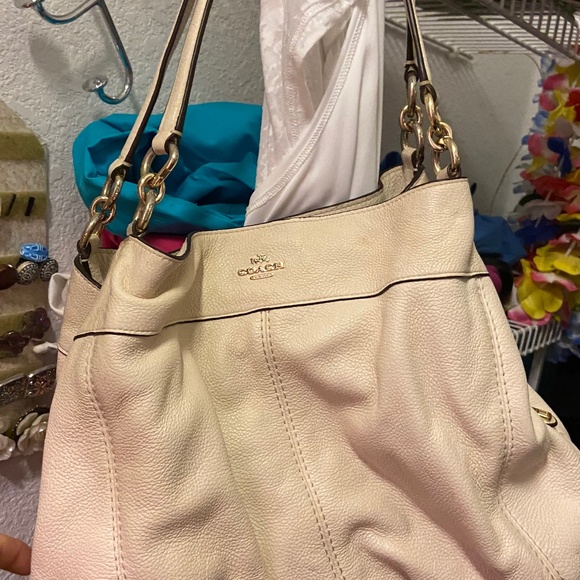 Coach | Bags | Coach Leather Tote And Wallet | Poshmark